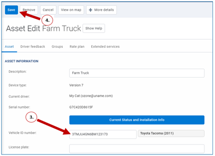Geotab - How to Add/Update VIN number/Reported Driver ID – SpeedGauge